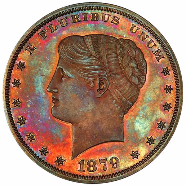 1879 Pattern Goloid $1 PCGS 13160558 • Coin Rarities Online