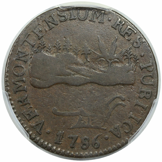 1786 Vermont Copper • Coin Rarities Online